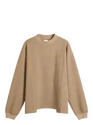 GANDER Waffle Long Sleeve Top - Walnut