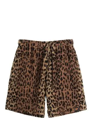 NEIGHBORHOOD X Hippopotamus Terry Cloth Shorts - Leopard