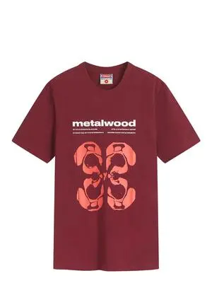 METALWOOD STUDIO Rorschach T-shirt - Maroon