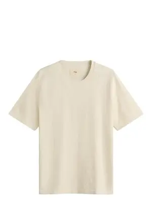 Folk Textured T-shirt - Ecru