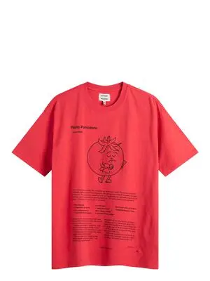 DAMSON MADDER Damson Madder Women's Presented By End. Recipe With Friends Graphic T-shirt Red