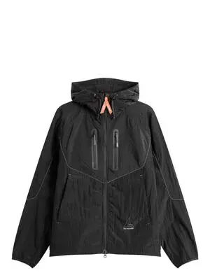 AND WANDER X Roa Ripstop Wind Jacket - Black