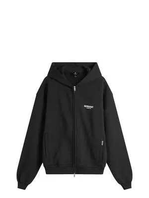 REPRESENT Owners Club Zip Hoodie - Black