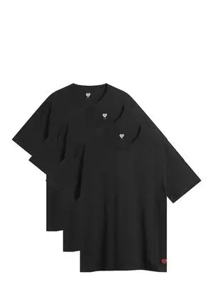 HUMAN MADE 3-pack T-shirt - Black