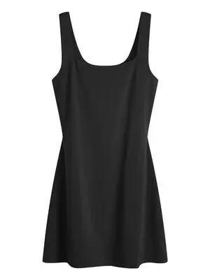 ADANOLA Ultimate Square Neck Mini Dress - Black