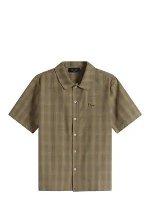 DIME Plaid Short Sleeve Shirt - Brown