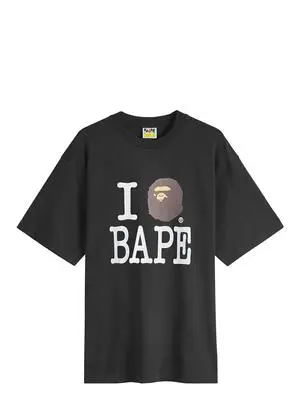 A BATHING APE I Love T-shirt - Black