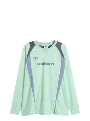 UMBRO Panelled Long Sleeve Jersey - Ocean Wave/grisaille/infinity