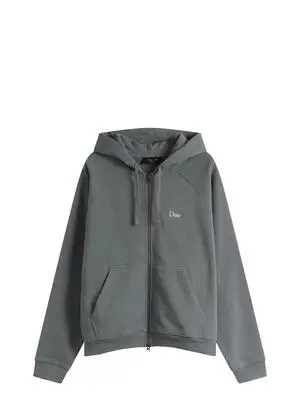 DIME Classic Logo Zip Hoodie - Granite