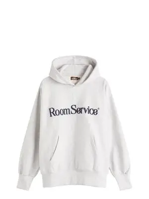 LATE CHECKOUT Room Service Hoodie - Grey