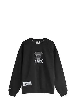 AAPE BY *A BATHING APE Aape Camo Ice Hockey Sweatshirt - Black