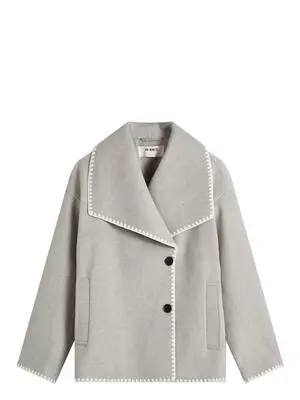 4TH & RECKLESS Darin Wool Coat - Grey