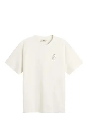 FORET Walker T-shirt - Cloud/navy