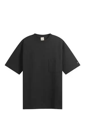 SNOW PEAK Recycled Cotton T-shirt - Black