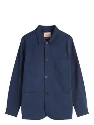 Portuguese Flannel Labura Chore Jacket - Navy
