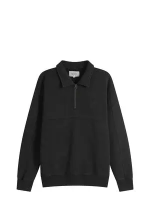 HERESY Green Quarter Zip Sweatshirt - Ash