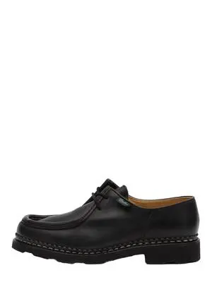 Paraboot Michael Leather Lace Up Derby Shoe - Black