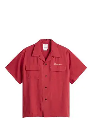 Visvim Judd Short Sleeve Shirt - Red