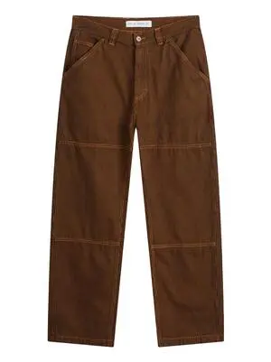 POLAR SKATE CO. Hickory Stripe '93! Work Pants - Rust