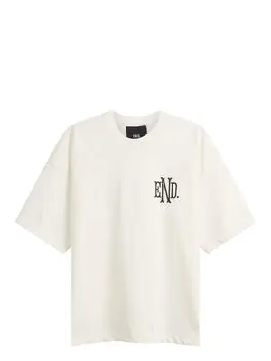 END. Gargoyle Chaser T-shirt - Ecru