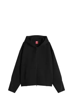 Nike Tech Full Zip Fleece Hoodie - Black