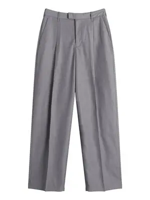 ABOUT:BLANK Tailored Wide Leg Trouser - Light Grey