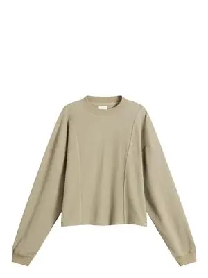 GANDER Waffle Longsleeve T-shirt - Olive
