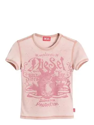 DIESEL® T-uncuties Baby T-shirt - Pink