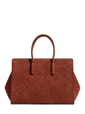 Bottega Veneta Barbara Tote - Rust