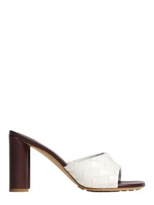 Bottega Veneta Bottega Veneta Livia Mule Alabaster/cioccolato