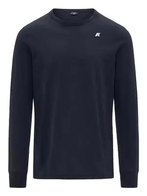 K-WAY Elmer Js Peach Long-sleeve T-shirt - Blue