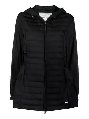 Woolrich Padded Hooded Jacket - Black