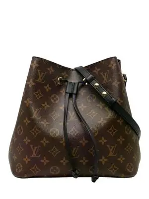 LOUIS VUITTON 2019 Monogram Neonoe Mm Bucket Bag - Brown