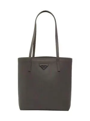 Prada 2013-2026 Saffiano Cuir Tote Bag - Grey