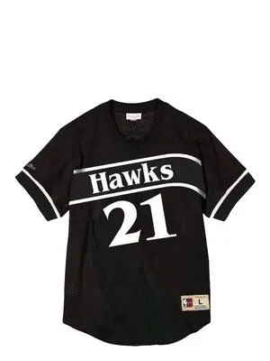 Mitchell & Ness Mesh Crew-neck T-shirt - Black