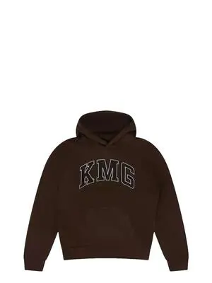 DENIM TEARS Logo-print Hoodie - Brown