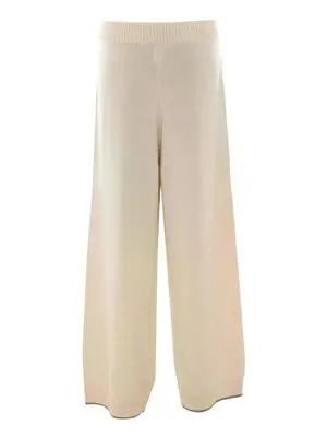 Brunello Cucinelli Elasticated-waist Cashmere Trousers - Neutrals