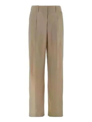 Herno Pleated Trousers - Neutrals