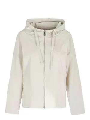 OOF WEAR Hooded Pleated-back Jacket - Neutrals