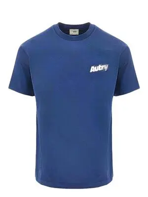 AUTRY Logo-print T-shirt - Blue