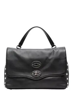 ZANELLATO Small Postina Stud-embellishment Tote Bag - Black