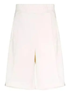 Palm Angels Logo-print Track Shorts - Neutrals
