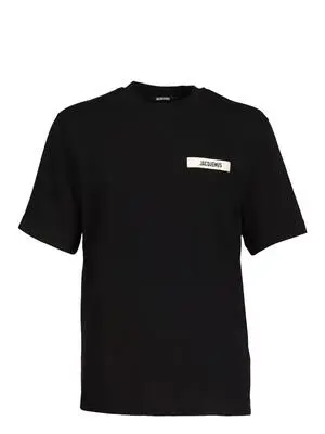 Jacquemus Logo-patch T-shirt - Black