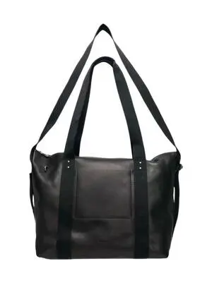 RICK OWENS Rick Owens Large Grainy Leather Trolley Tote Bag