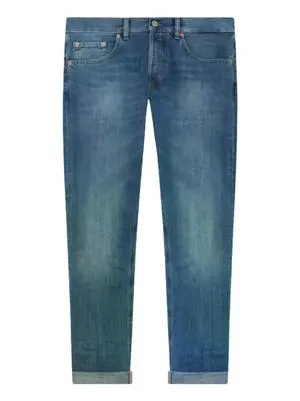 DONDUP Icon Buttoned Jeans - Blue