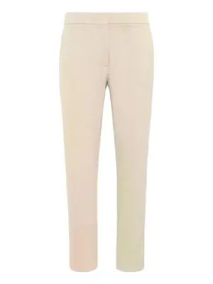 Max Mara Pressed-crease Cropped Trousers - Neutrals