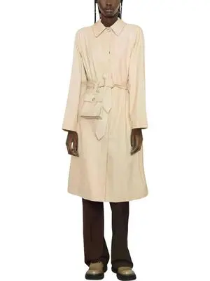 Woolrich X Daniëlle Cathari Flap-pouch Belted Trench Coat - Neutrals
