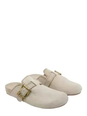 Michael Kors Greer Buckle-detail Mules - Neutrals