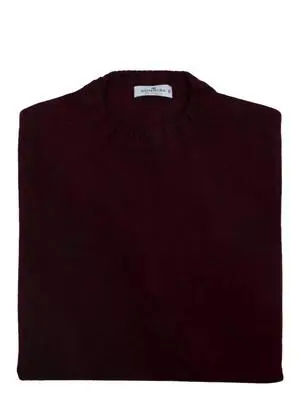 SONRISA Ribbed-trim Wool Sweater - Red