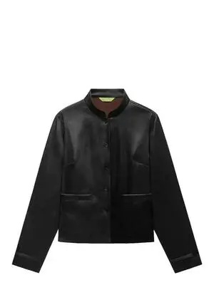 Shanghai Tang Tang Satin Blouse - Black